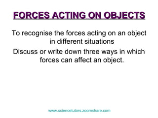 FORCES PART 1 | PPT | Physics | Science