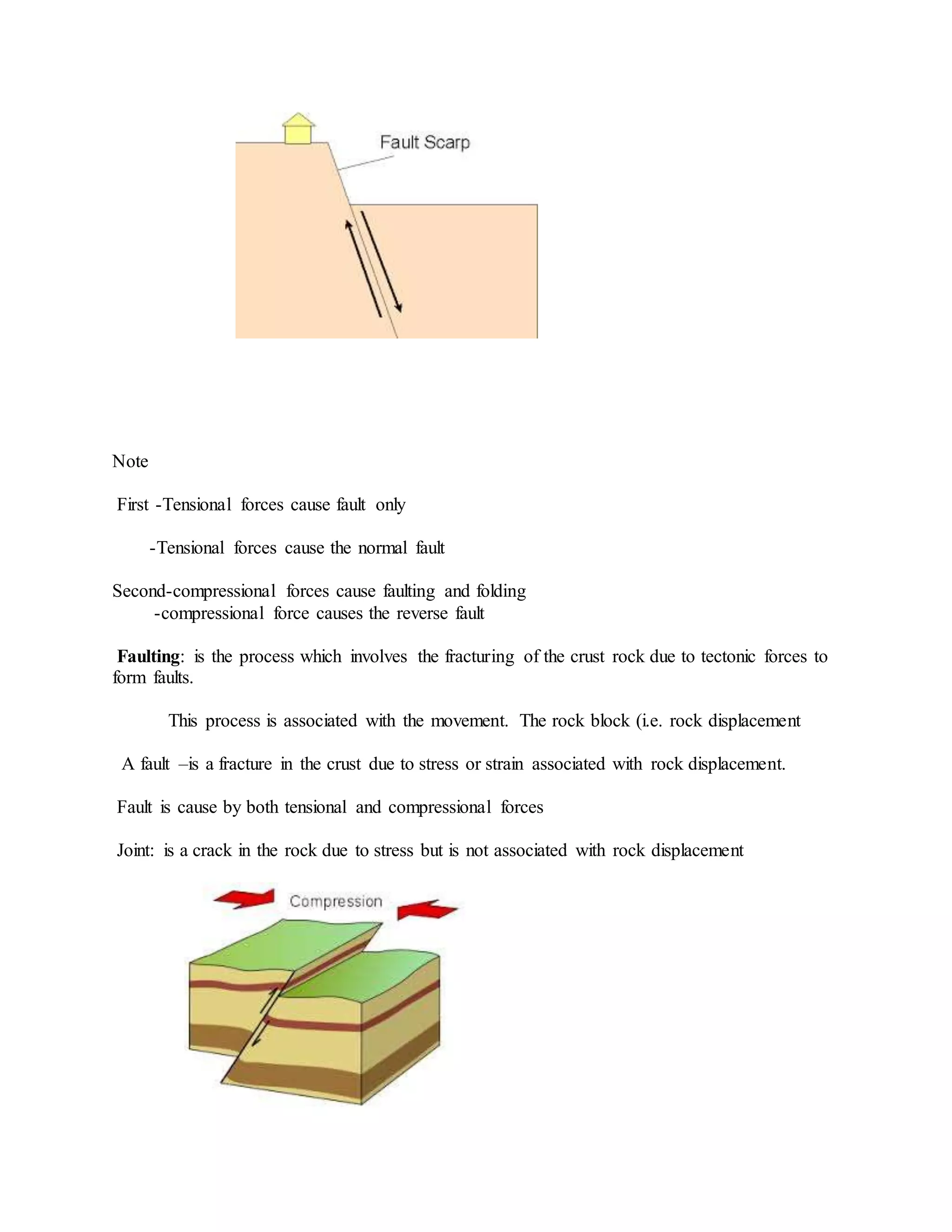 Forces that affect the structure of the earth | DOCX