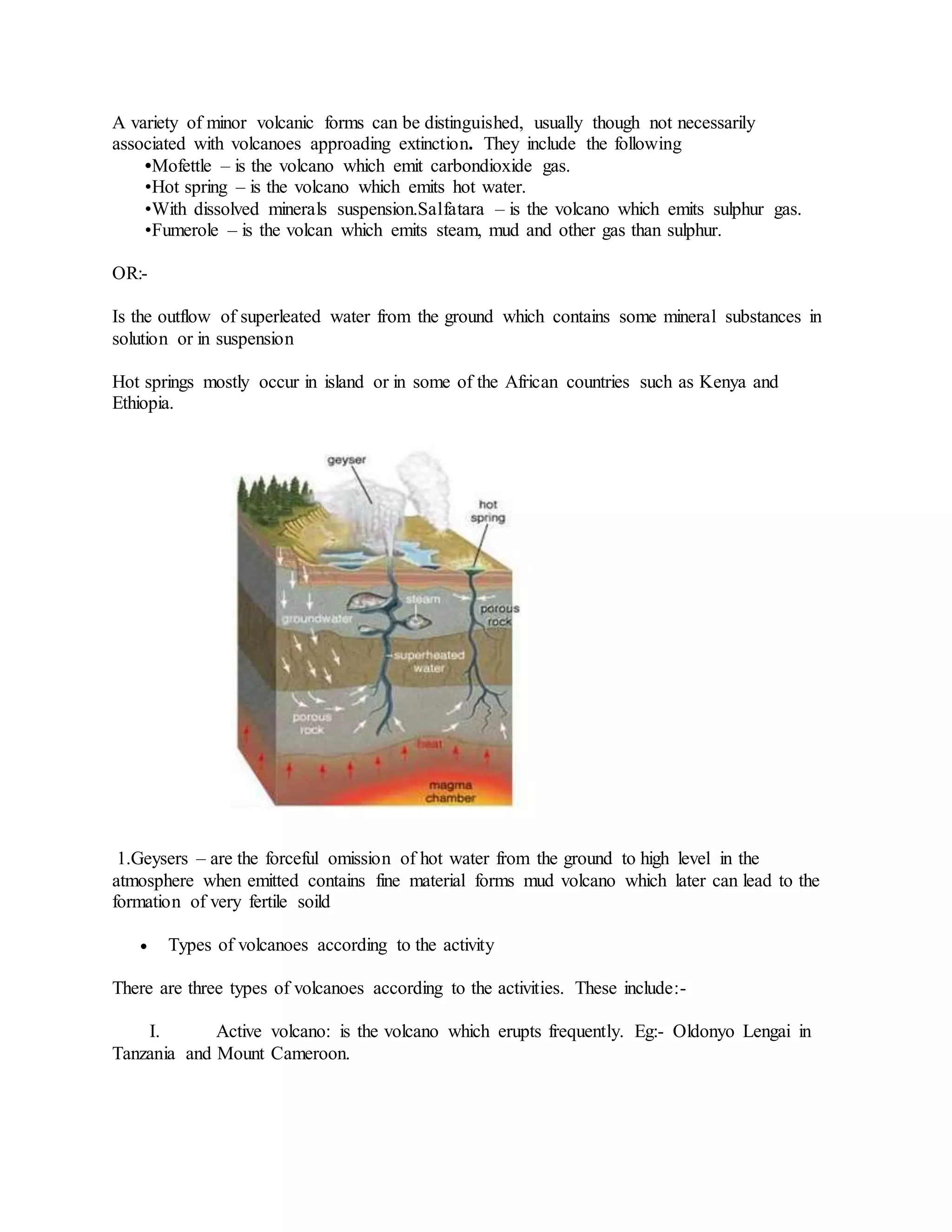 Forces that affect the structure of the earth | DOCX