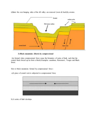 Forces that affect the structure of the earth | DOCX