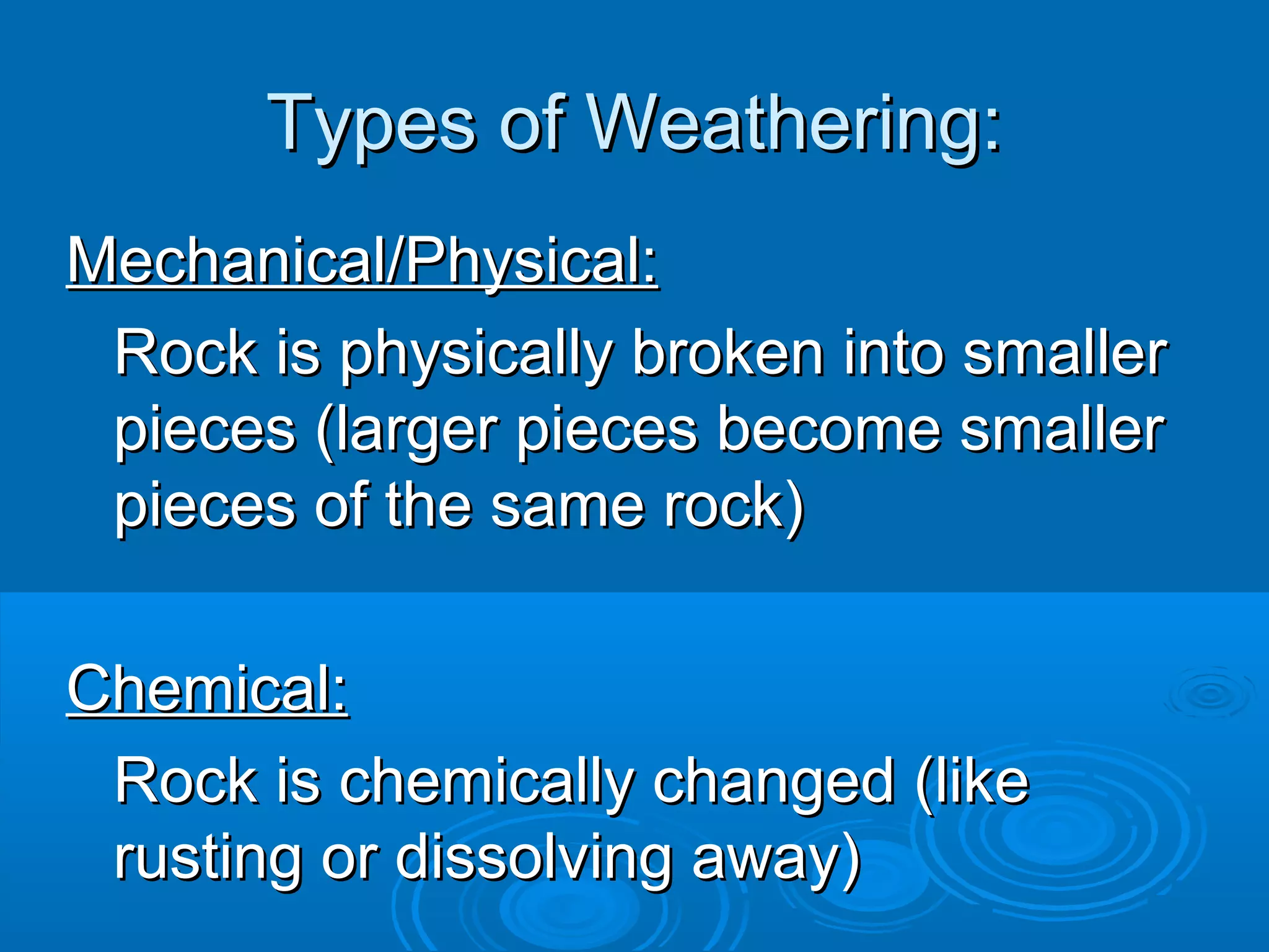 Forces that shape our earth | PPT