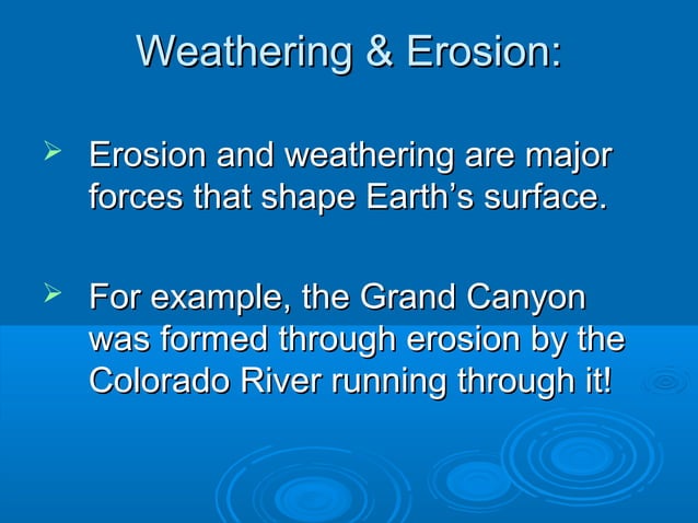 Forces that shape our earth | PPT | Geology | Science