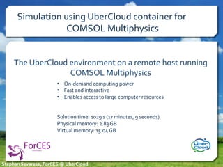 ForCES COMSOL Conference Munich, 2016 | PPT