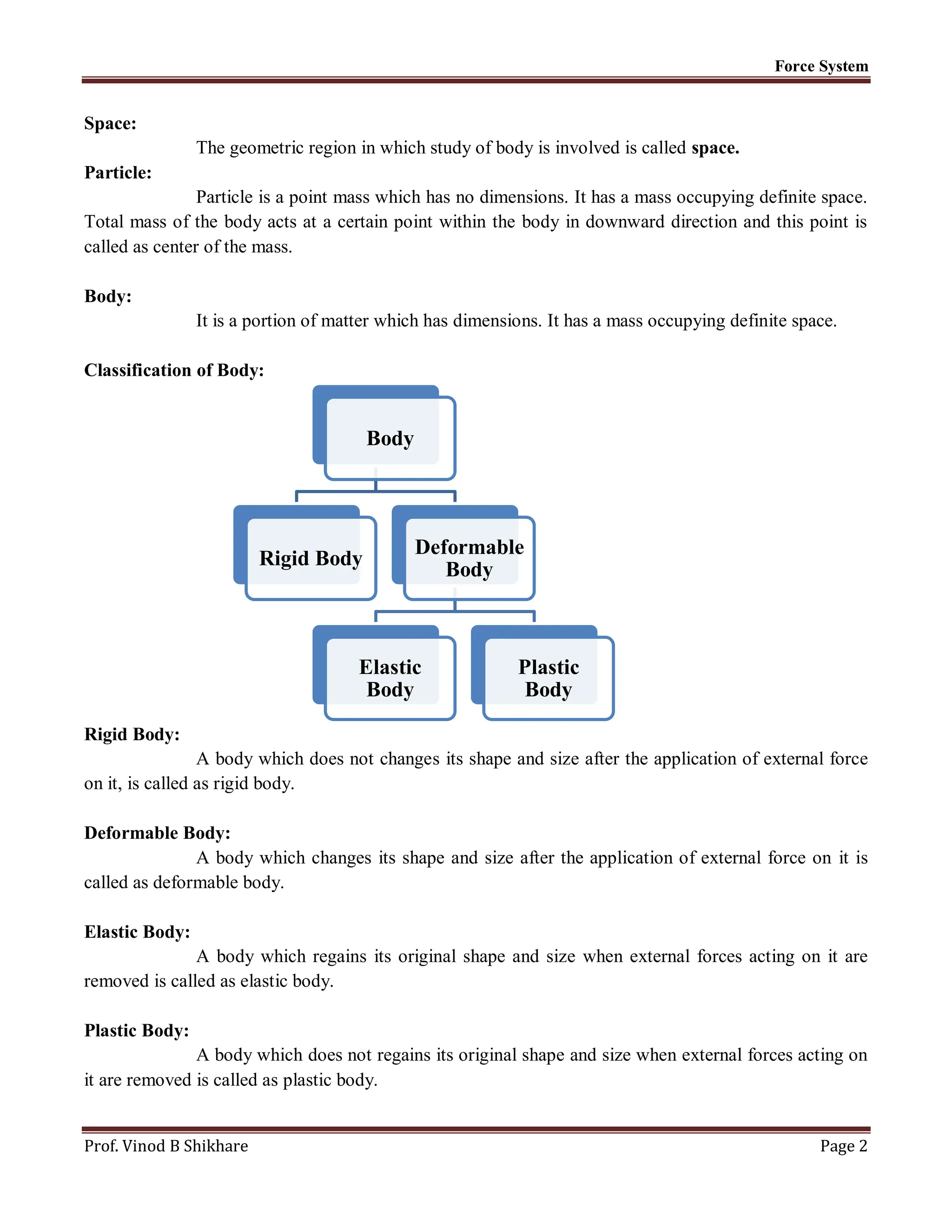 Force System-Engineering Mechanics | PDF