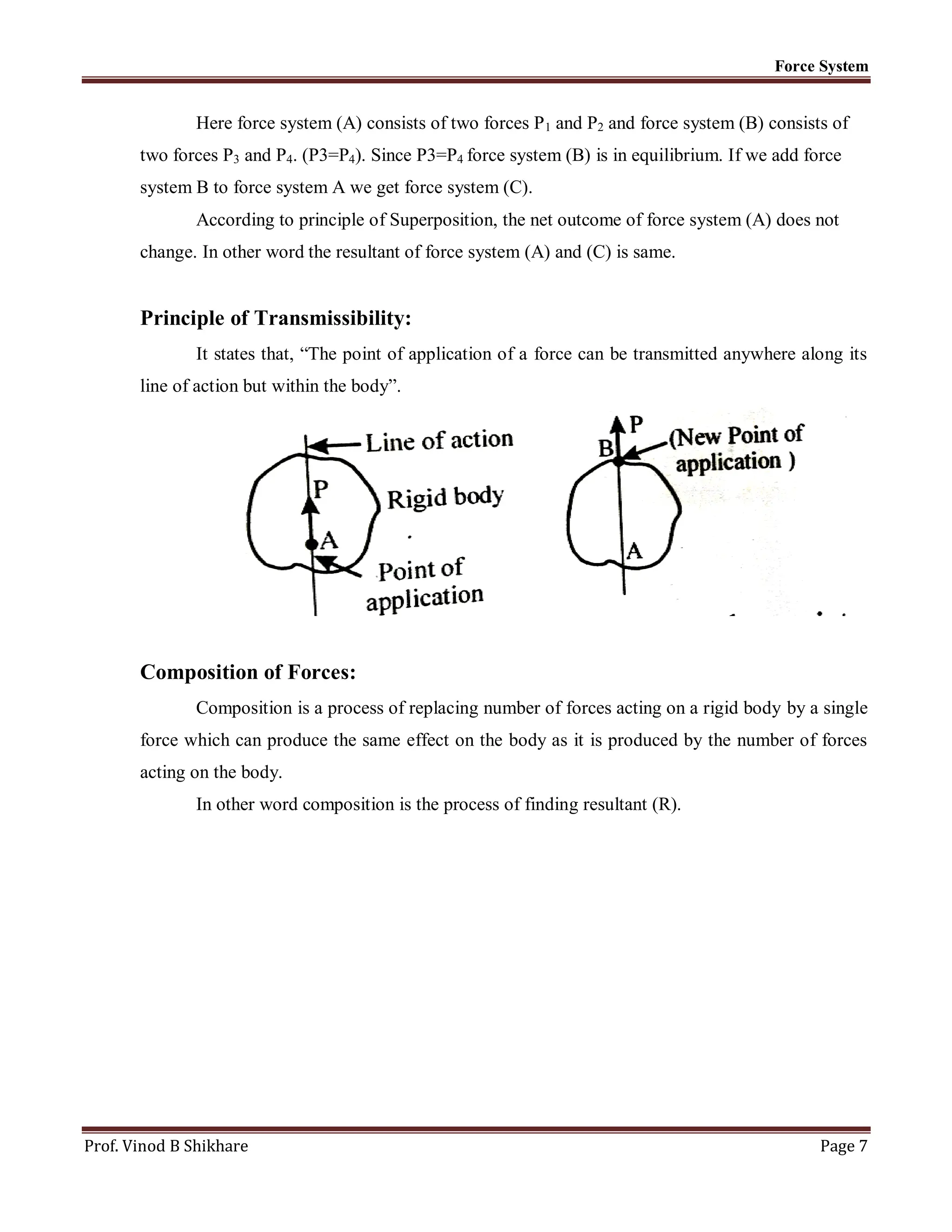 Force System-Engineering Mechanics | PDF
