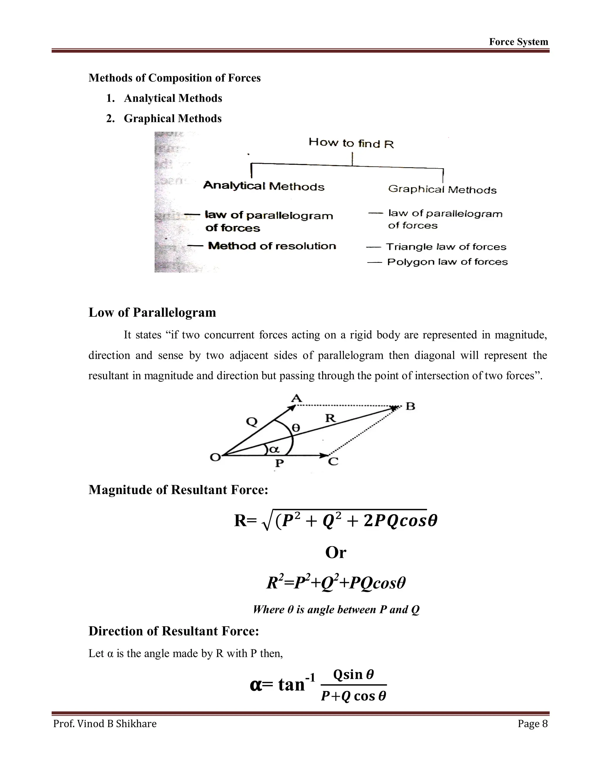 Force System-Engineering Mechanics | PDF