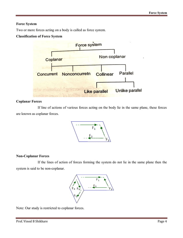 Force System-Engineering Mechanics | PDF