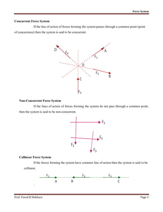Force System-Engineering Mechanics | PDF