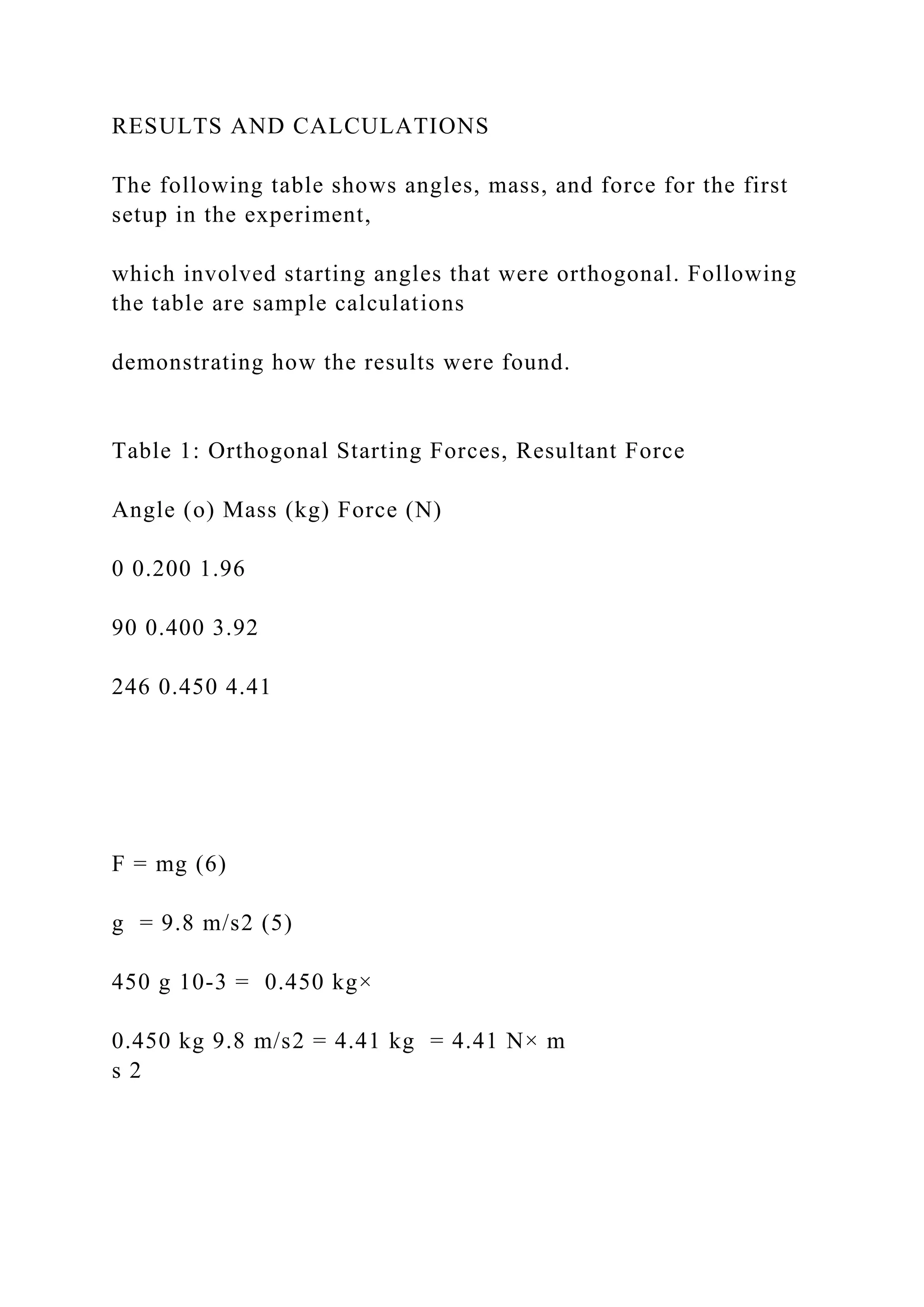 Force Table Lab Partners Person 1, Person 2, Person 3, et.docx