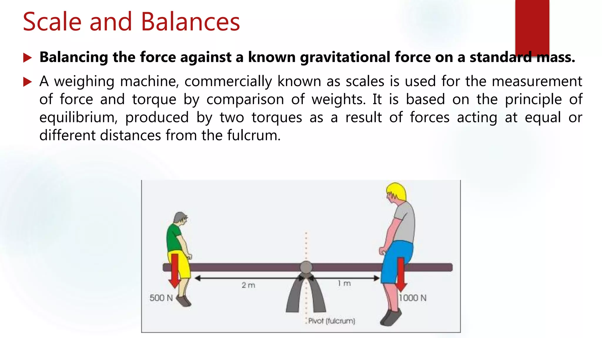 Force, torque and power measurement | PPTX