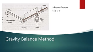 Force, torque and power measurement | PPTX