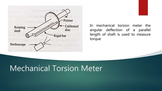 Force, torque and power measurement | PPTX
