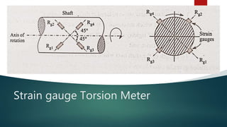 Force, torque and power measurement | PPTX