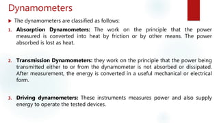 Force, torque and power measurement | PPTX