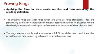 Force, torque and power measurement | PPTX