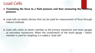 Force, torque and power measurement | PPTX