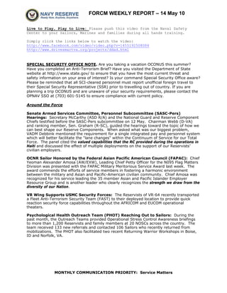 Force Weekly 14 May 10 | PDF