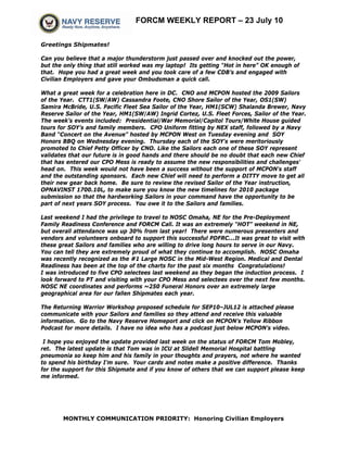 Force weekly 23 july 10 | PDF