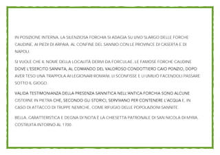 Valle Caudina, Forchia (BN) | PDF
