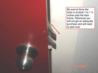 Forcible Entry Using Irons | PPS