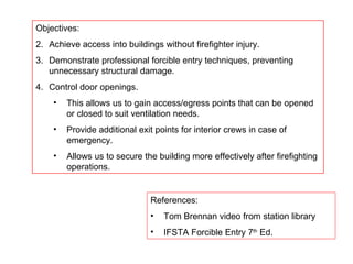 Forcible Entry Using Irons | PPS