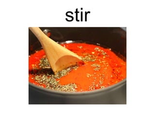 Cooking Verbs | PPTX