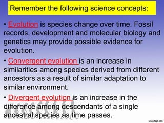 FOR CO EVIDENCE OF EVOLUTION.ppt