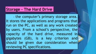 Identify Device &Specification-Computer Specifications | PPTX