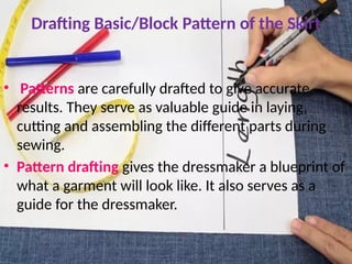 Class Observation Tool drafting pattern for skirt | PPTX