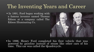 Revolution of Industry by Henry Ford | PPT