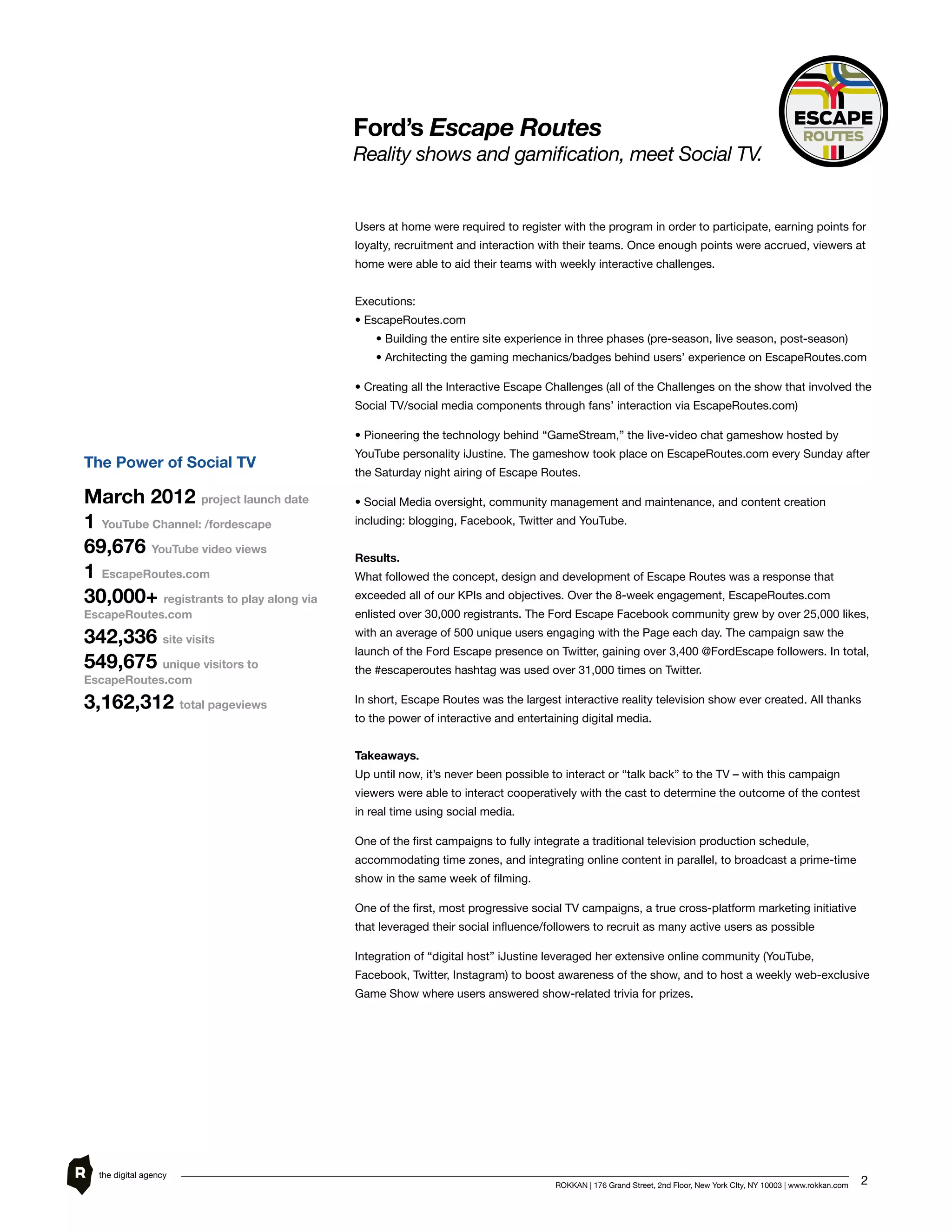 Ford Escape Routes | PDF