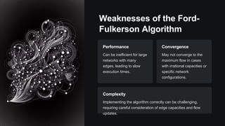 the potential of the development of the Ford–Fulkerson algorithm to ...