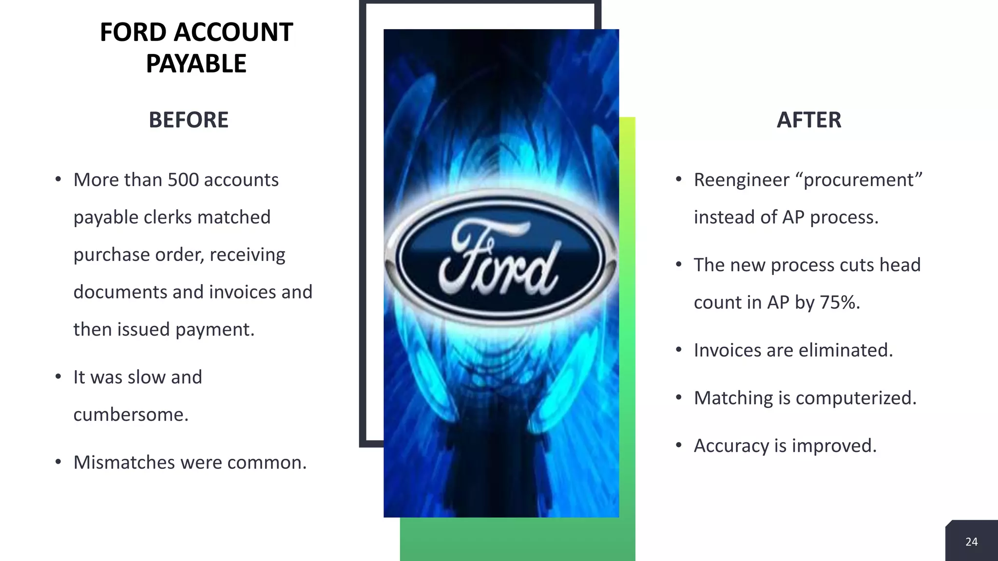 Ford Motors Company - Business Process Reengineering | PPTX