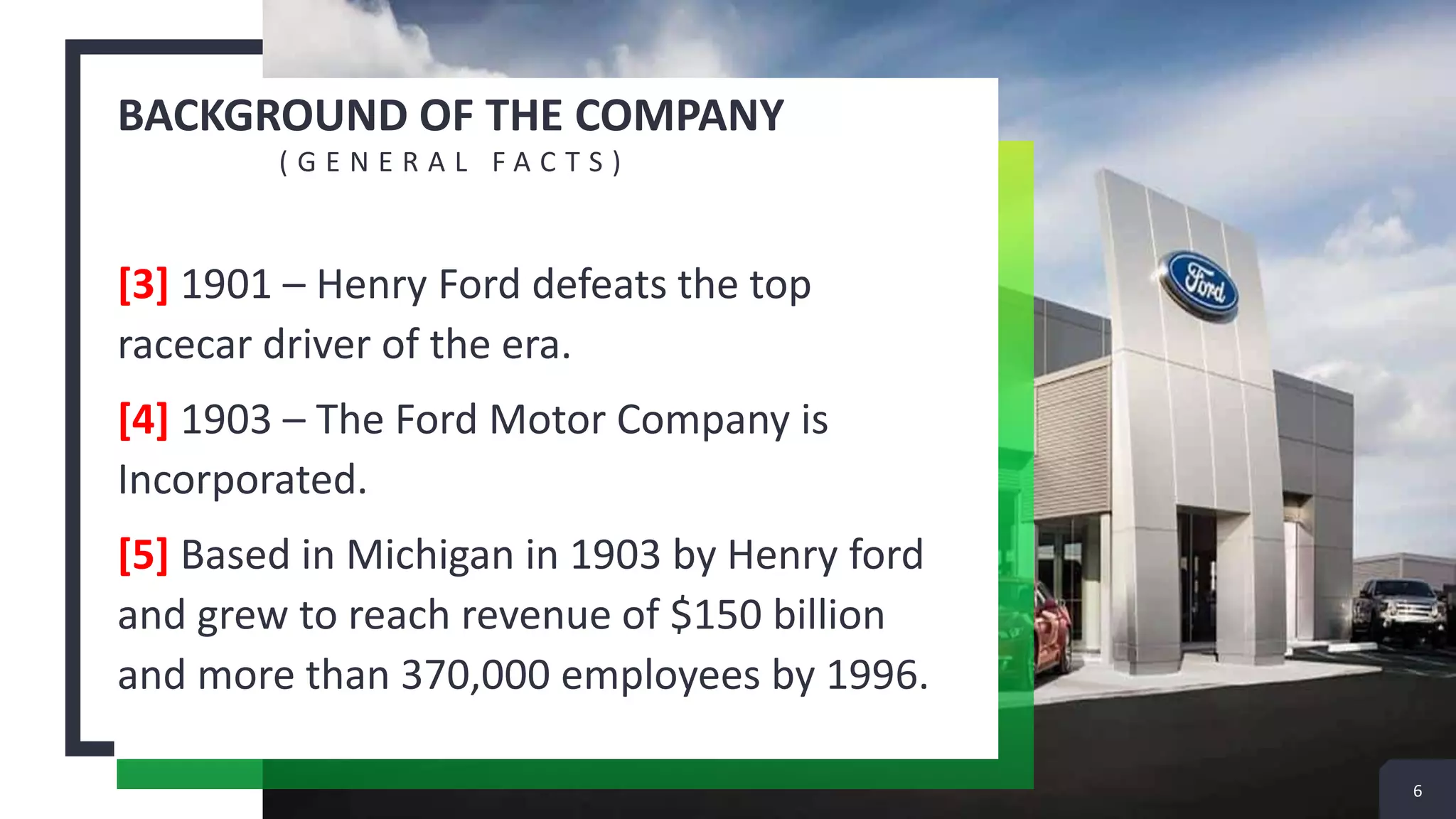 Ford Motors Company - Business Process Reengineering | PPTX