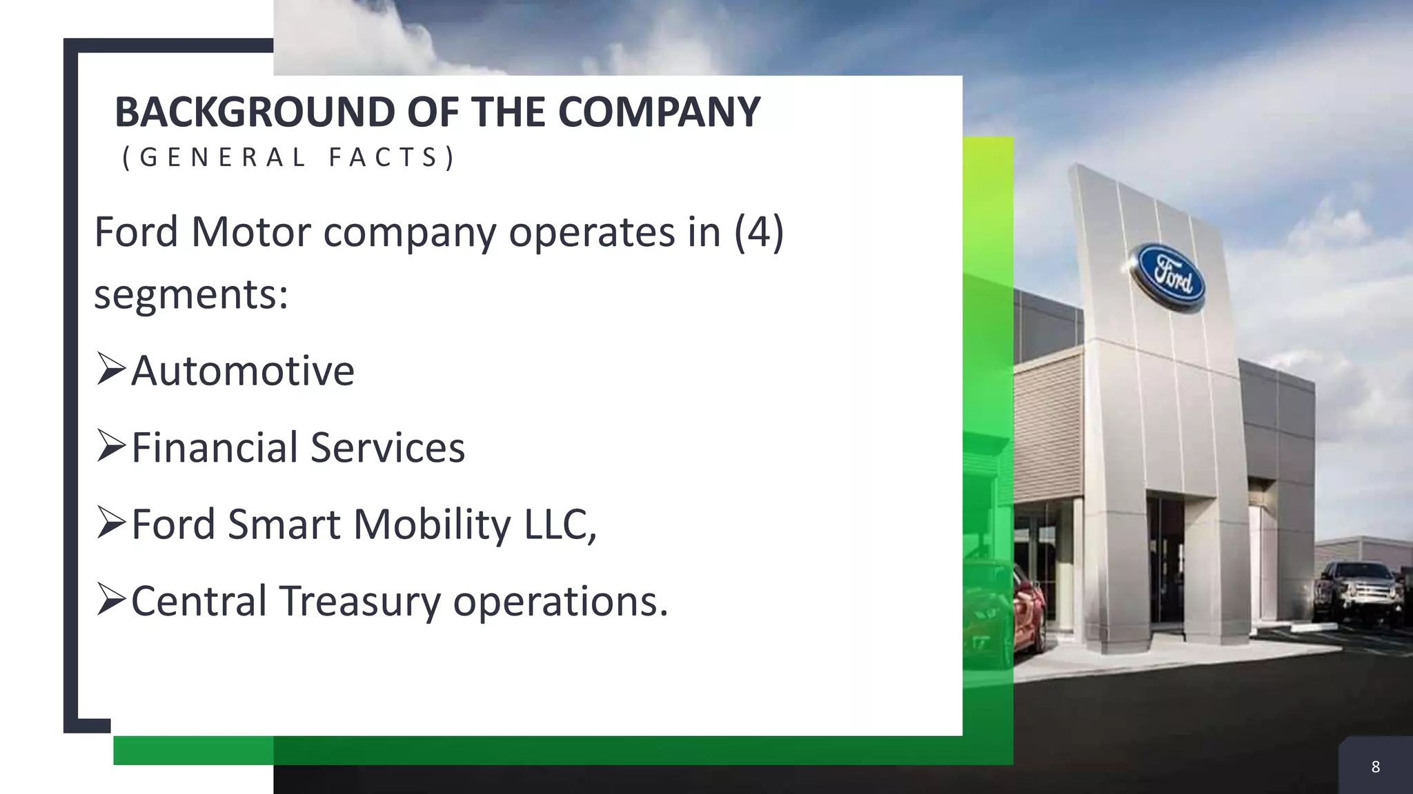 Ford Motors Company - Business Process Reengineering | PPTX