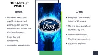 Ford Motors Company - Business Process Reengineering | PPTX