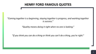 Ford Motors Company - Business Process Reengineering | PPTX