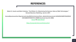 Ford Motors Company - Business Process Reengineering | PPTX