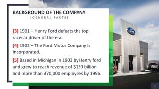 Ford Motors Company - Business Process Reengineering | PPTX