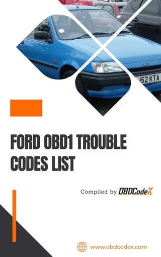 Ford OBD1 Trouble Codes List – OBDCodex | PDF
