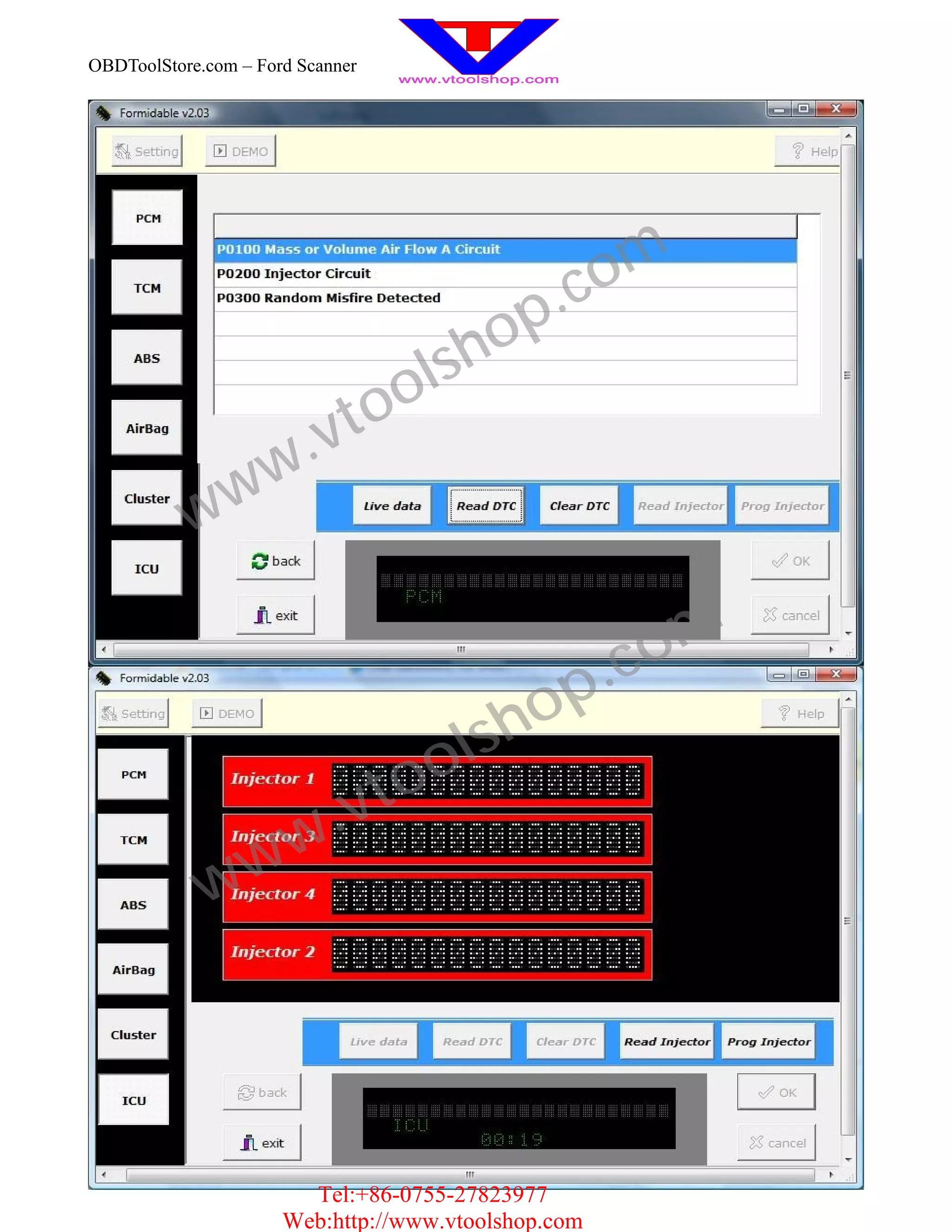 How to use Ford Scan Tools - Ford Scanner Use Manual | VtoolShop | PDF ...