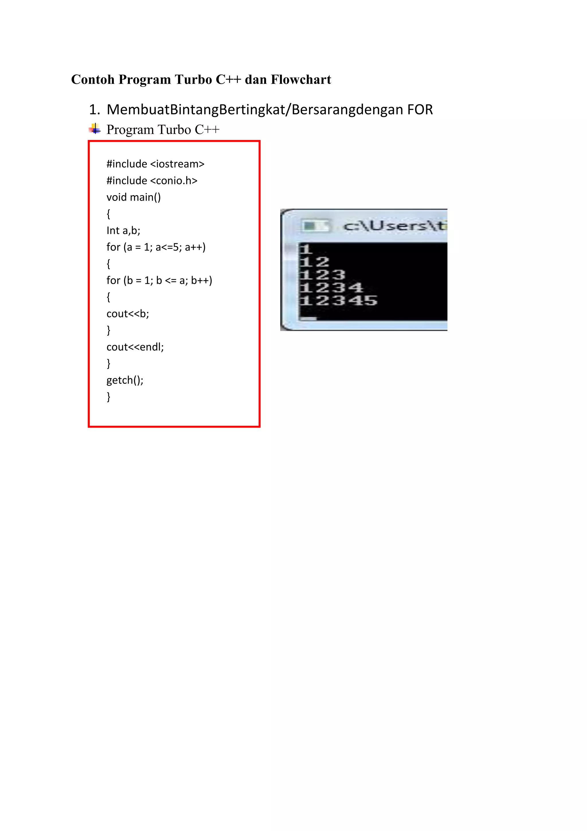 Algoritma Pemrograman For And Nested For Pdf