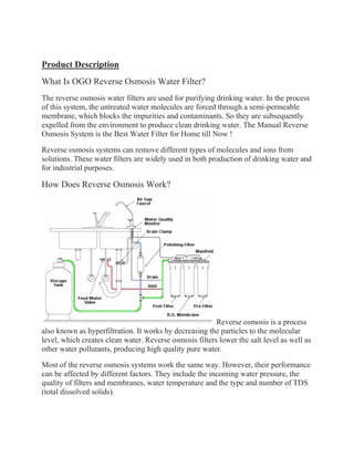 ogo water filter price in Pakistan | PDF