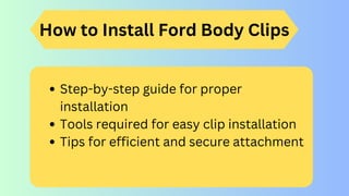 Ford Body Clips.pdf