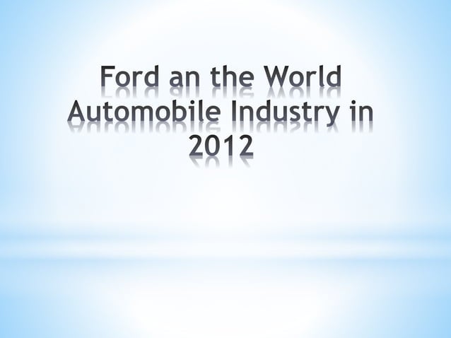Ford case | PPT