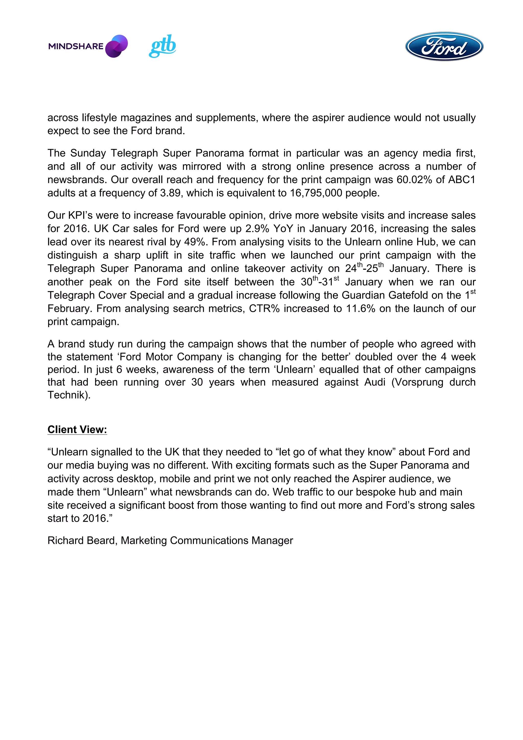 Ford case study | PDF