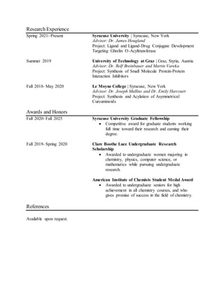 Ford Curriculum Vitae | PDF