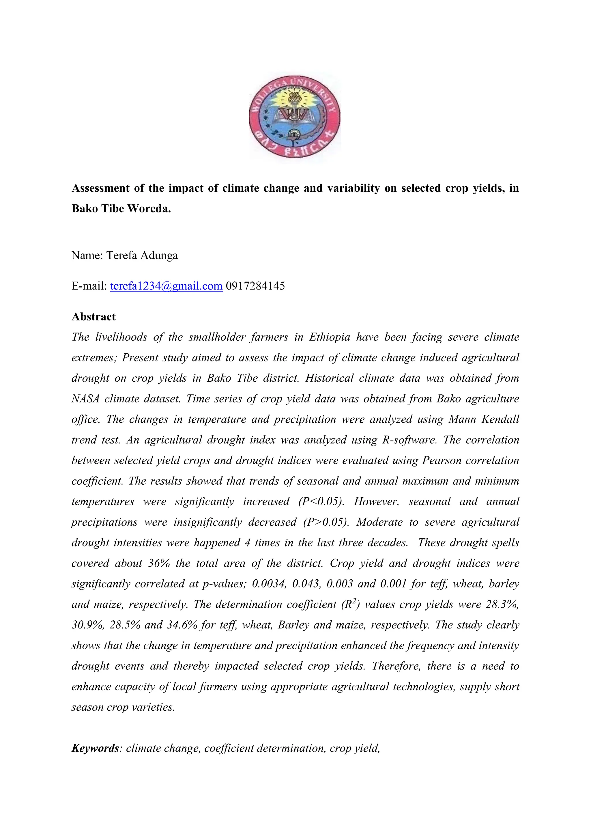 PROJECT OF THE TITLE PROPOSAL FINL FOR COFFE | PDF