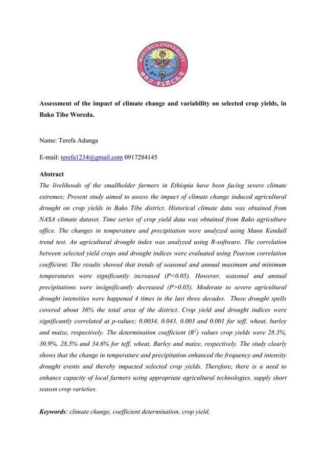 PROJECT OF THE TITLE PROPOSAL FINL FOR COFFE | PDF