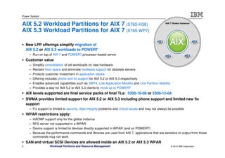 Fordele ved POWER7 og AIX, IBM Power Event | PDF | Operating Systems ...